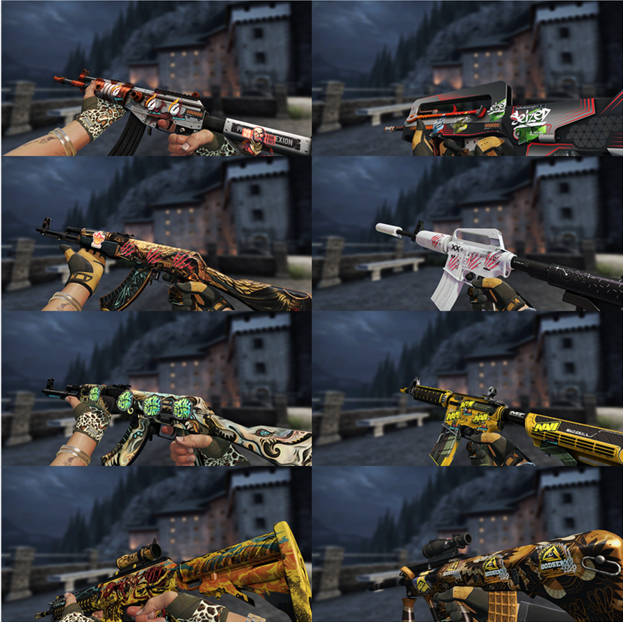 6☁完美绿色可5E 豹纹裹手 虎牙蝴蝶爪子 印花集_CSGO_国际服_国际服_全球租号官方平台_cf租号_LOL租号_DNF租号_王者荣耀租号_租号推广加盟_专业租号_安全租号_租号平台