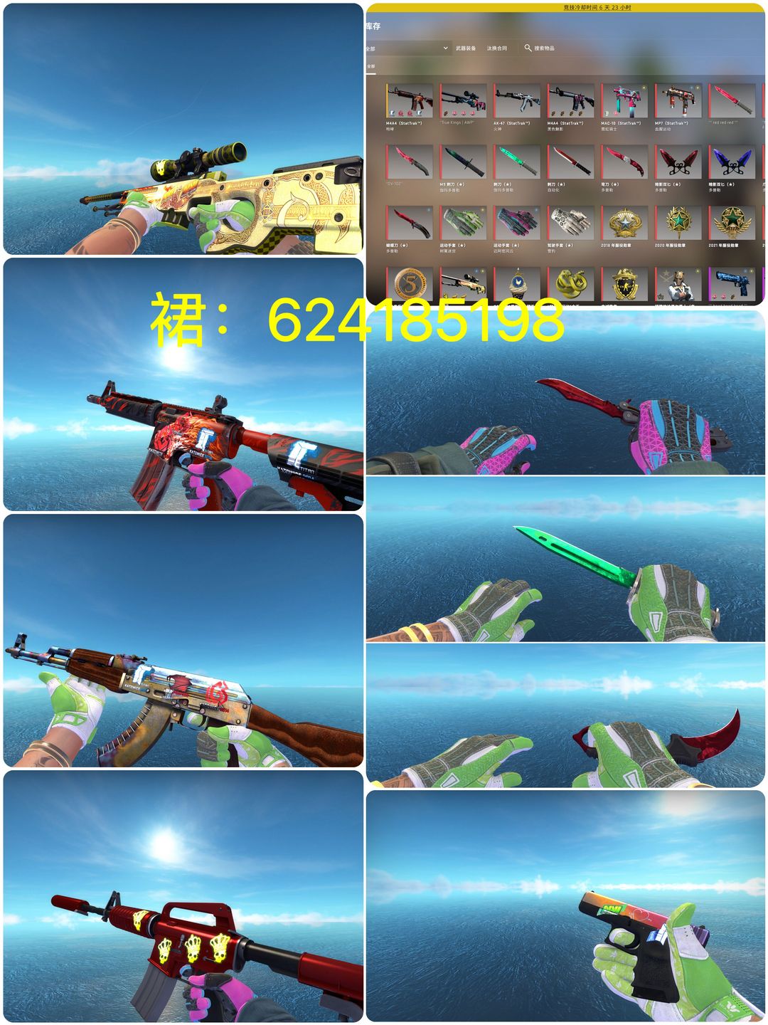 【南波玩】4TT.卡托龙.红绿蝴蝶淬火661野荷【看图片描述此CSGO账号已出租855次帐号出租-租号玩