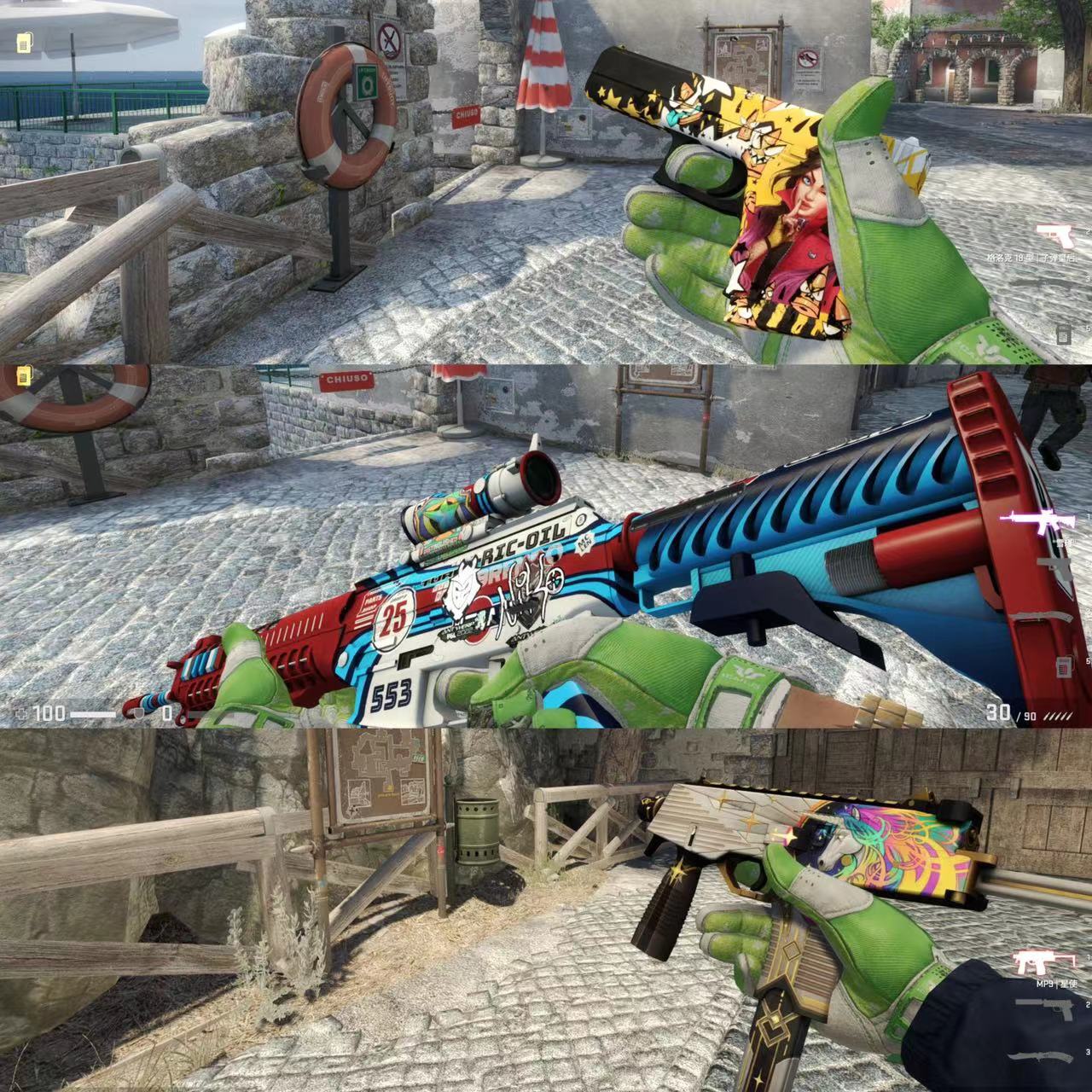 可完美5E♦树篱|略磨龙狙|水栽竹|大翠绿头P4蝴蝶刀♦印花集全套♦此CSGO账号已出租55次帐号出租-租号玩