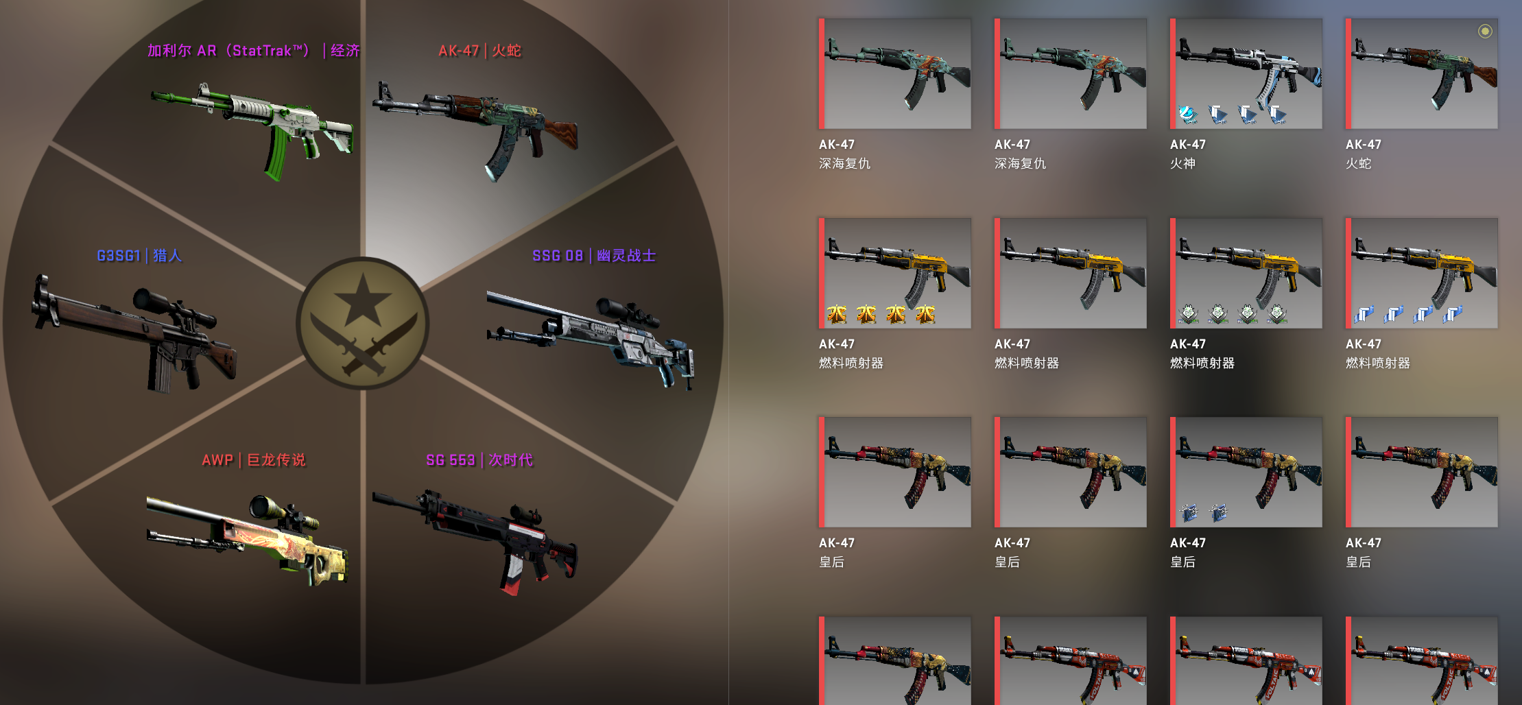 完美5e 崭新龙狙⭐伪蓝宝石M9⭐绿宝石⭐水栽竹⭐火蛇⭐金色缠绕⭐双栖手套⭐薄荷⭐蝴蝶刀⭐崭新M9传此CSGO账号已出租134次帐号出租-租号玩