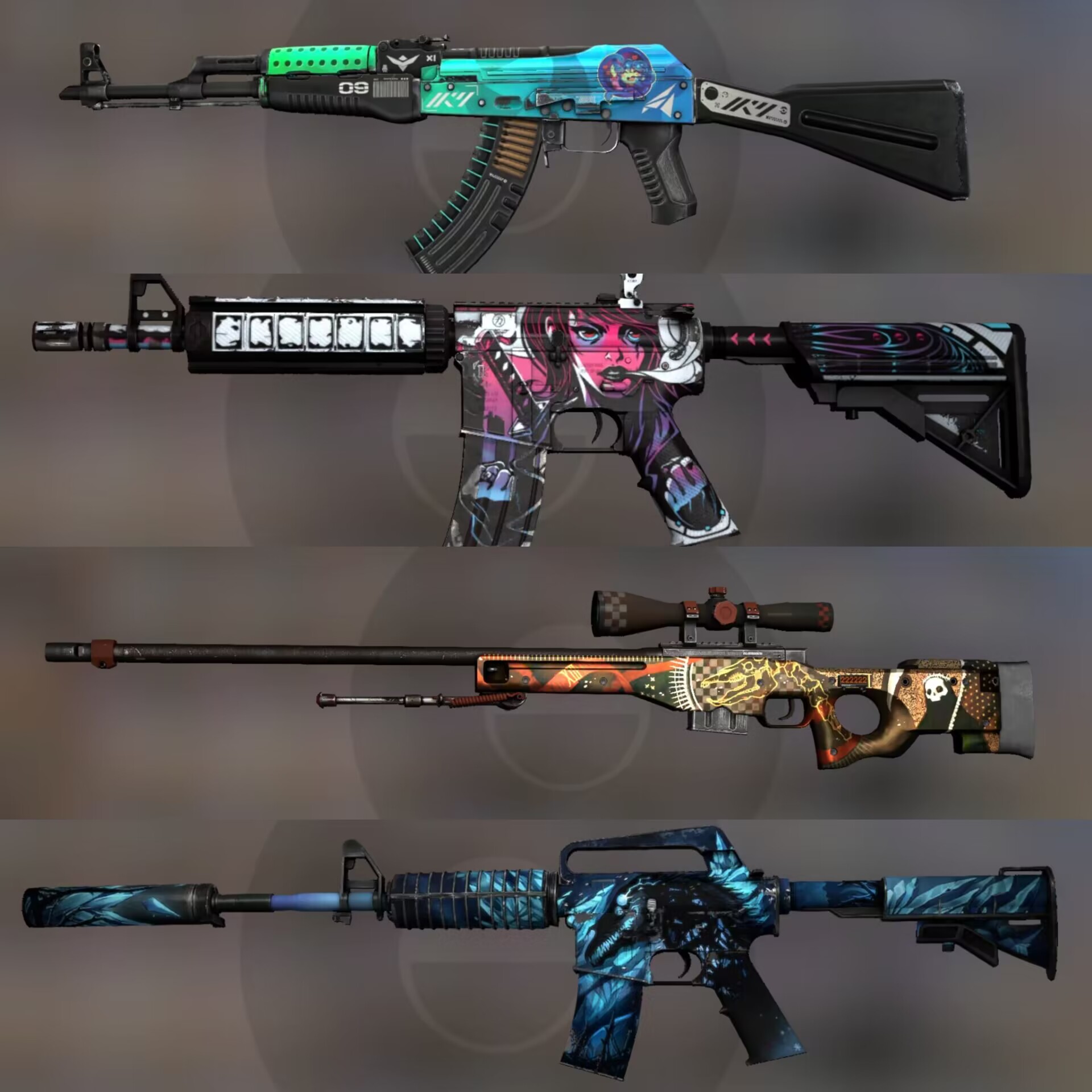 可完美 可休闲(89) 短剑(★)北方森林 全枪皮 AK可燃冰 A1梦魇 A4黑色魅影此CSGO账号已出租661次帐号出租-租号玩