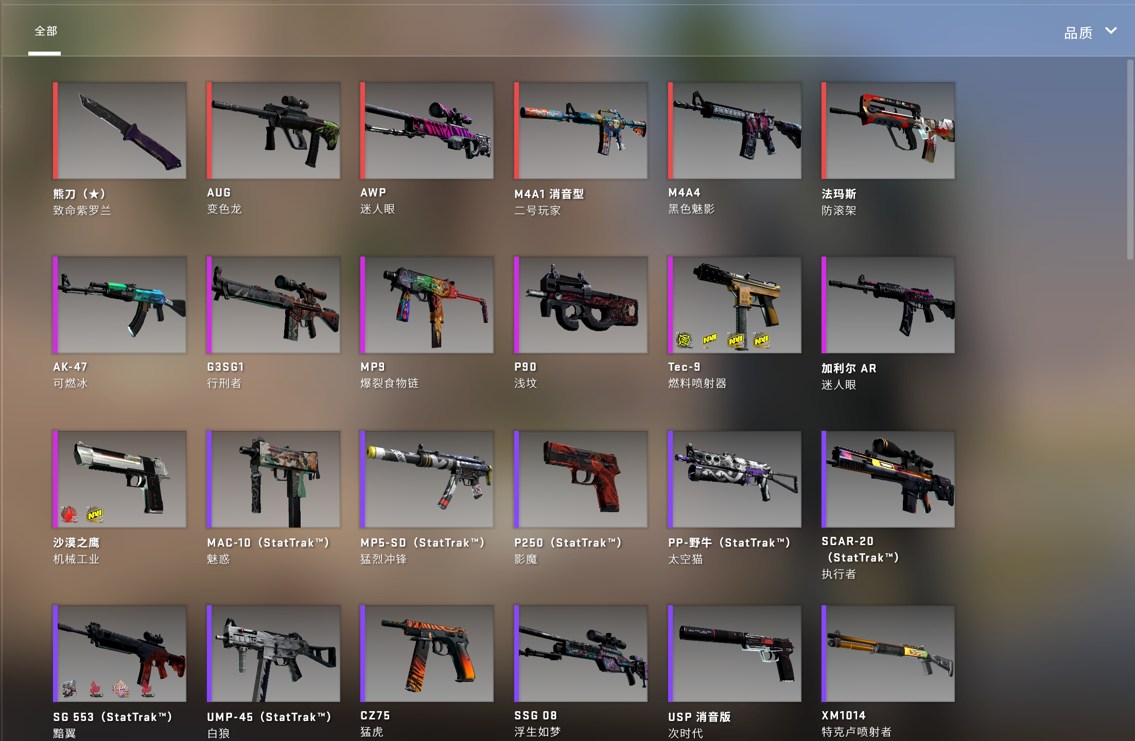 可完美老兵 v紫罗兰熊刀 ️可燃冰AK二号玩家A1黑色魅影A4迷人眼大狙此CSGO账号已出租662次帐号出租-租号玩