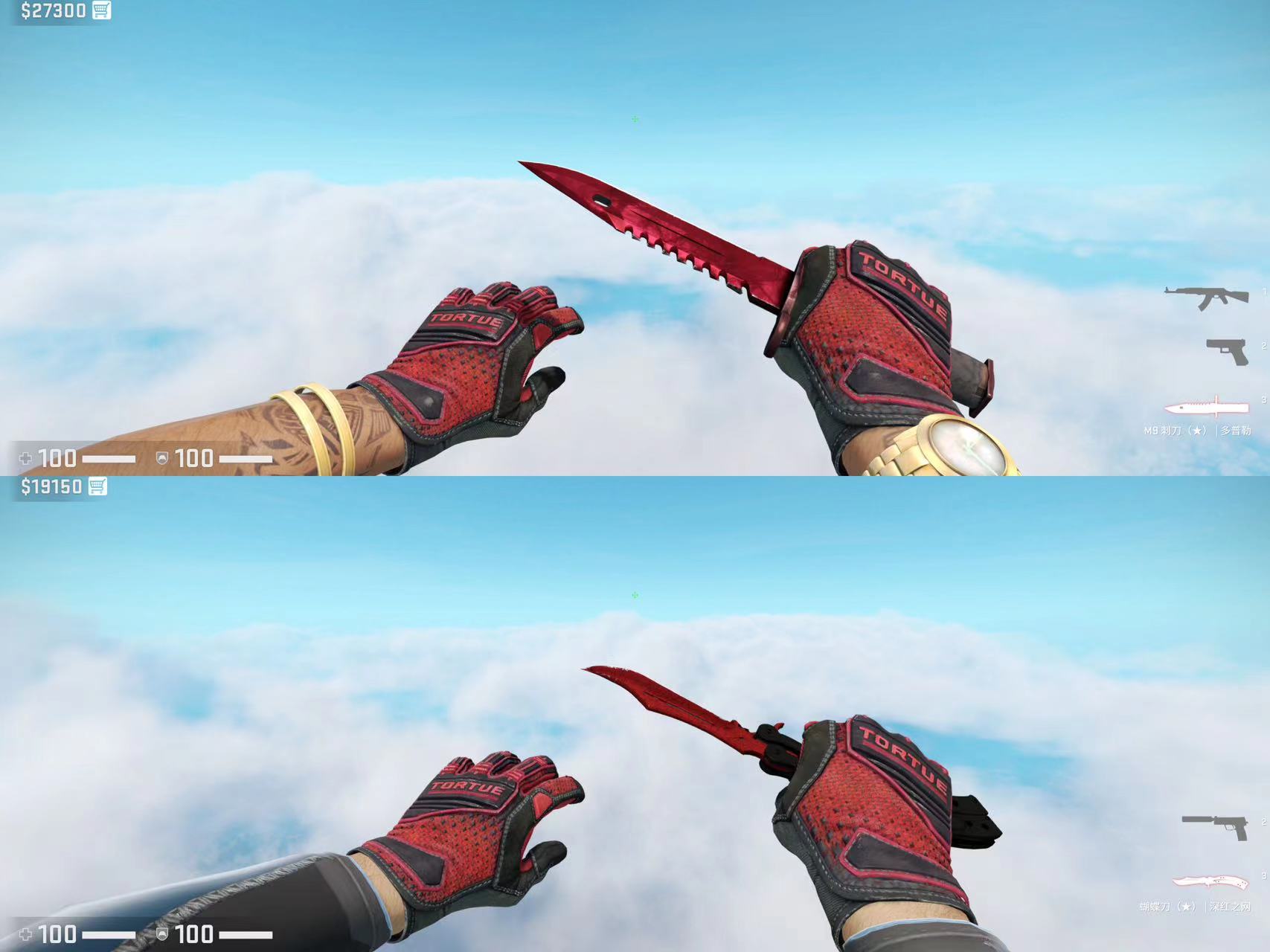 绿色完美优先5E★略磨四档满红和服★红宝石M9深红之网蝴蝶★崭新王子X射线★赤红火沙鹰此CSGO账号已出租55次帐号出租-租号玩