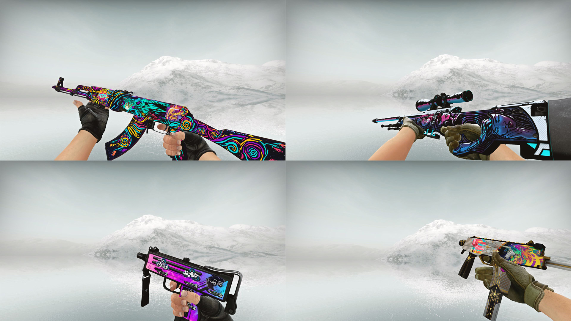 可完美大会员禁止官匹⭐️折叠刀自由之手⭐️m4沙鹰usp印花集套 ak夜愿awp黑色魅影 全枪皮此CSGO账号已出租170次帐号出租-租号玩