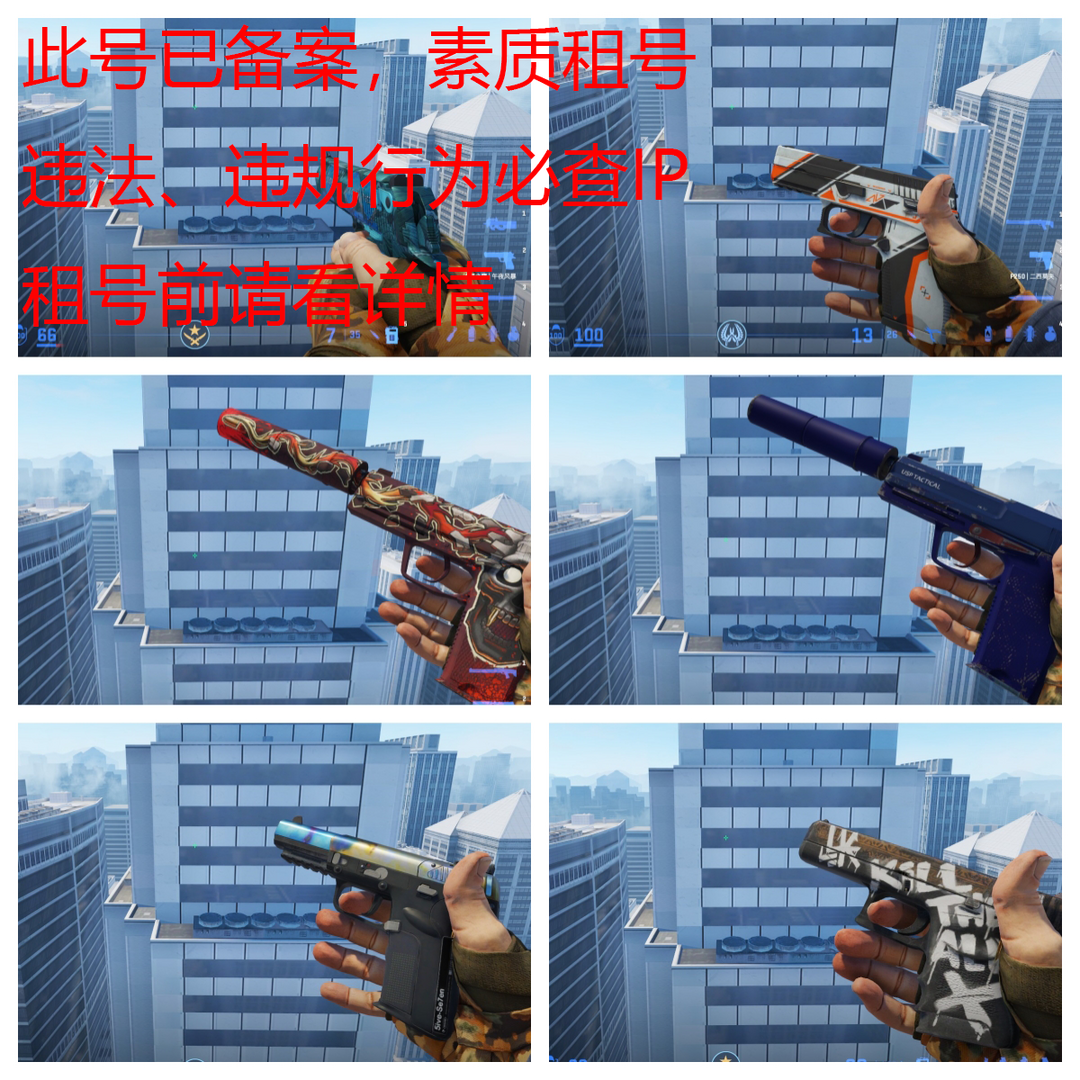 单官匹 崭新刺刀多普勒P3/P4 裹手恶土 无损火神AK 二西莫夫AWP 神来之作M4 豪华枪皮多此CSGO账号已出租55次帐号出租-租号玩