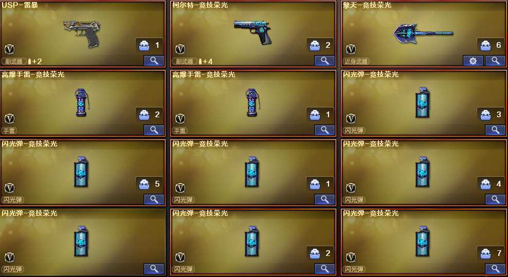 竞技荣光全套／usp雷暴40V／四防暗夜审判／火麒麟AG雷神／qbz蔷薇暗月传说／王者之势此穿越火线账号已出租129次帐号出租-租号玩