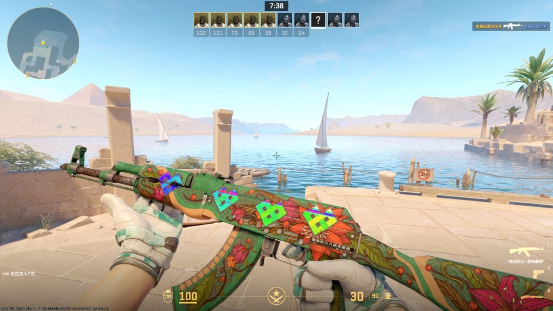 5E完美C 野荷AK 薄荷手套 蝴蝶刀伽马 多普勒P4绿色套 令牌自动获取此CSGO账号已出租3次帐号出租-租号玩